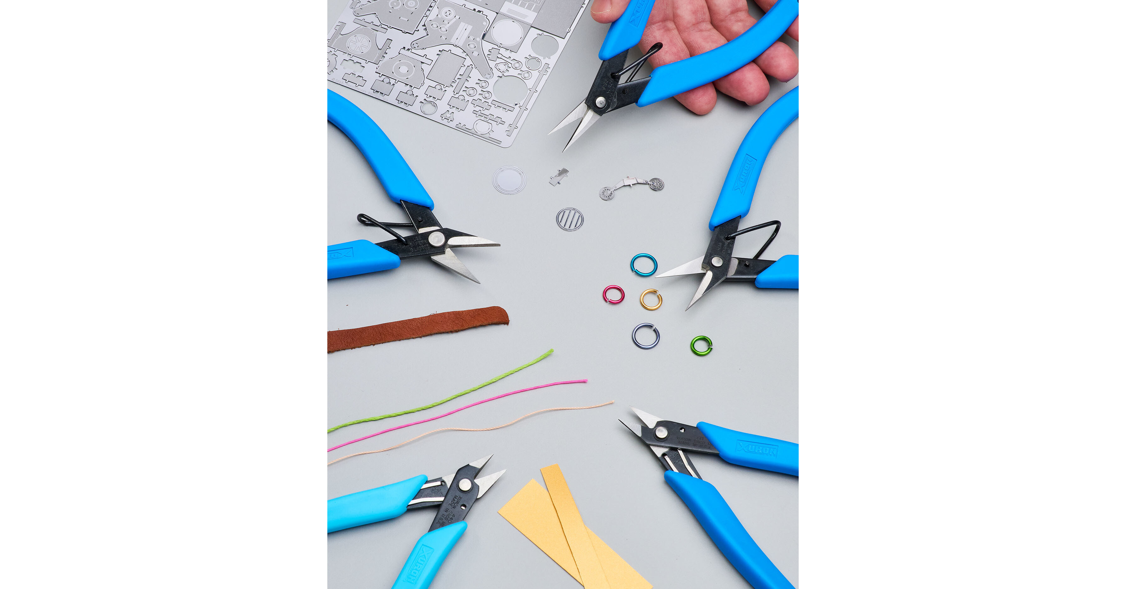 PRECISION SCISSORS FIVE TYPES DESIGNED FOR SPECIFIC TASKS