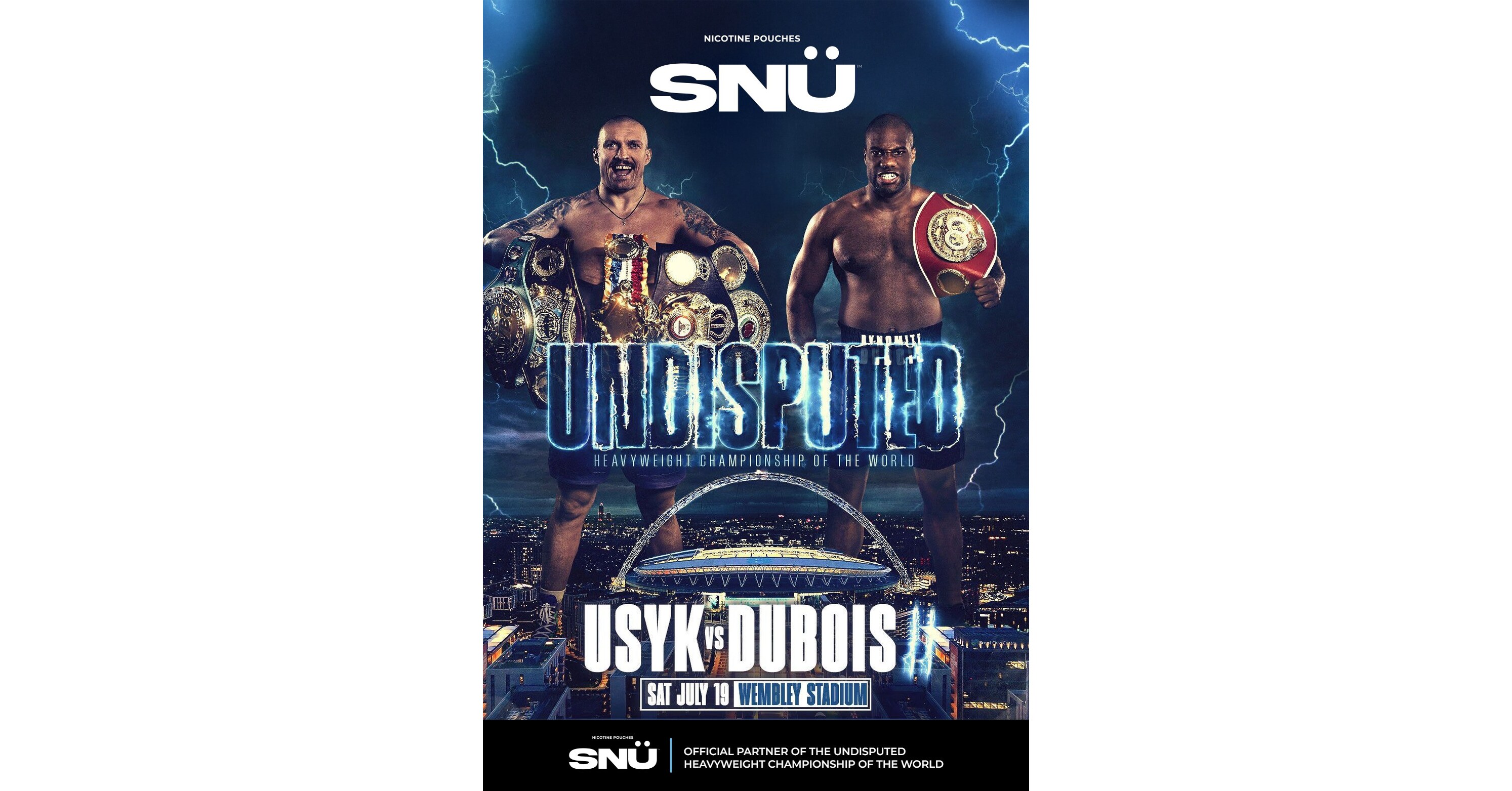 SNU Sponsors Usyk vs Dubois II at Wembley