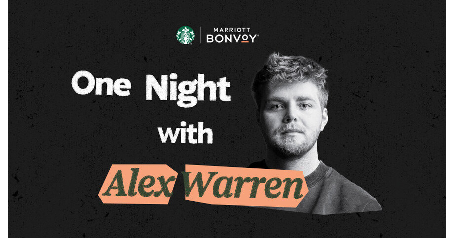 One Night Only with Alex Warren: Marriott Bonvoy and Starbucks Brew Up ...