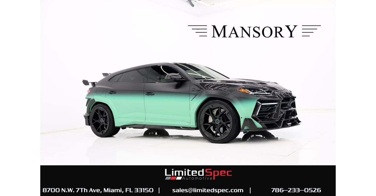 Beyond Limits: Unveiling Lamborghini Urus S Mansory Research at Limited ...