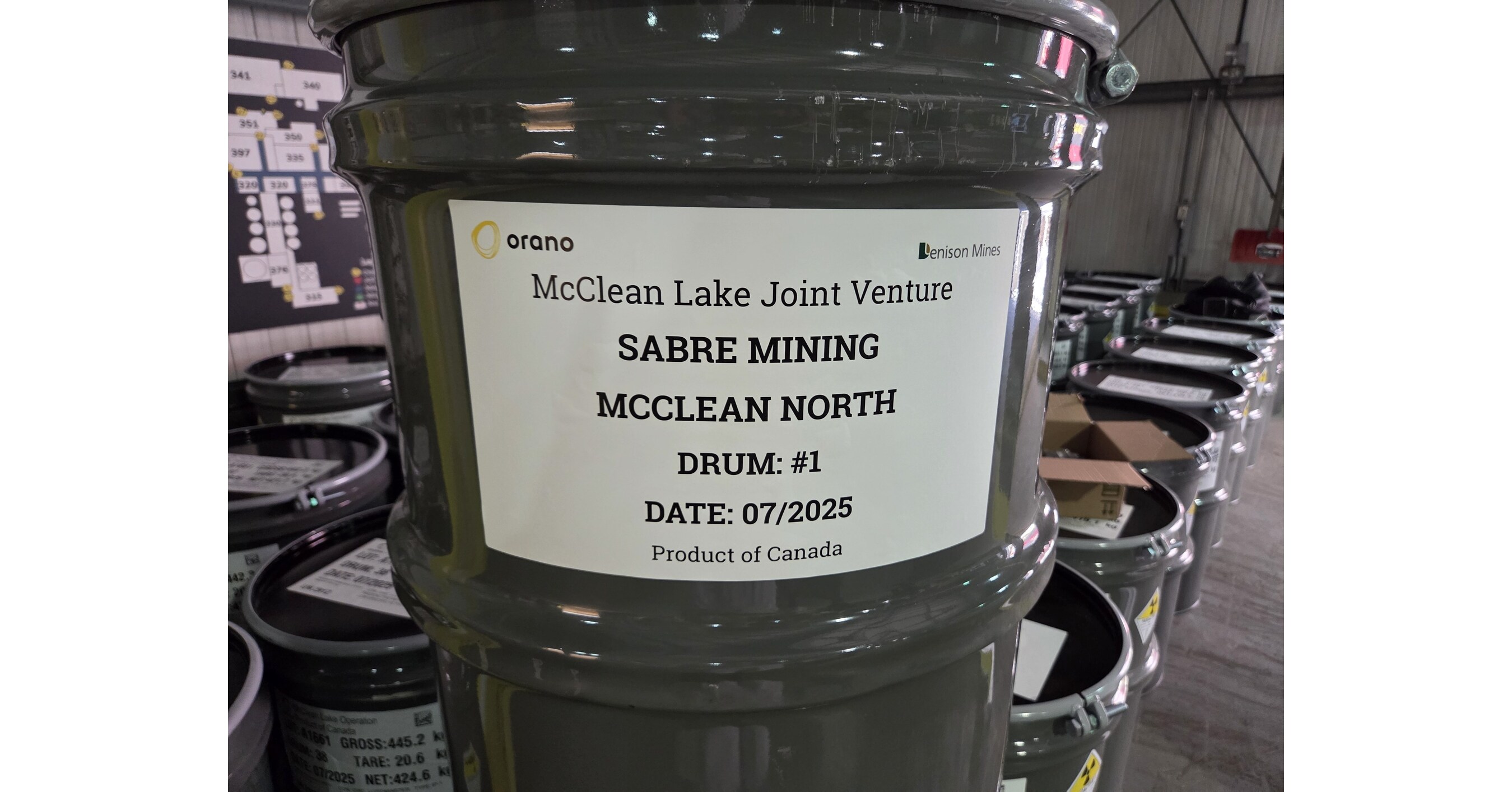 Orano Canada and Denison Announce SABRE 1st Production at McClean Lake ...
