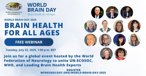 The World Federation of Neurology to Host Global Webinar Uniting UN-ECOSOC, WHO and Leading ...