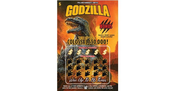 POLLARD BANKNOTE UNLEASHES GODZILLA: A ROARING ADDITION TO ITS ...