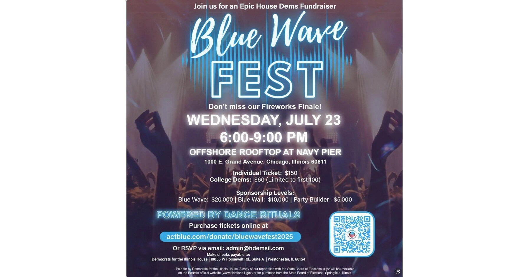 House Democrats and Speaker Welch are Bringing Back Blue Wave Fest