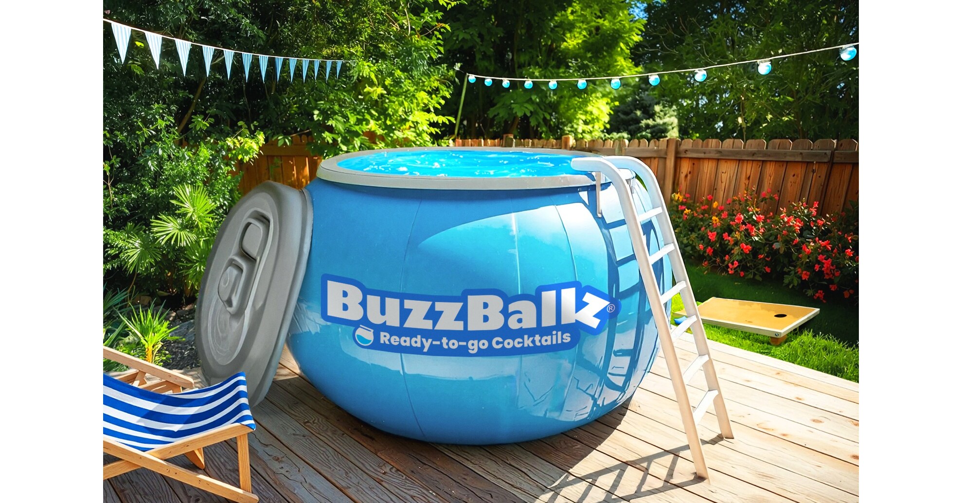 This Summer's Flex? A BuzzBallz Shaped Pool