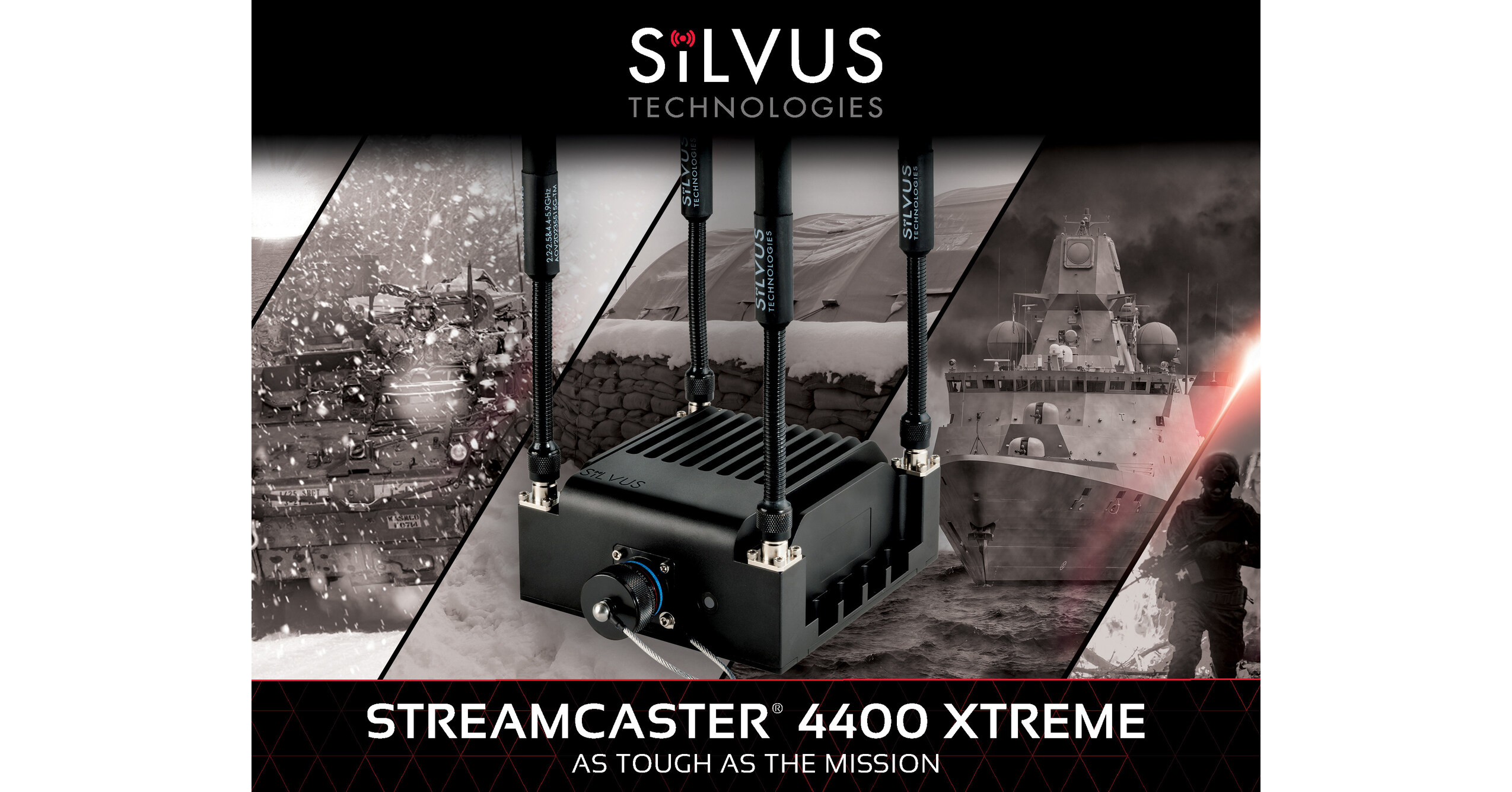 Silvus Technologies Introduces StreamCaster 4400 XTREME