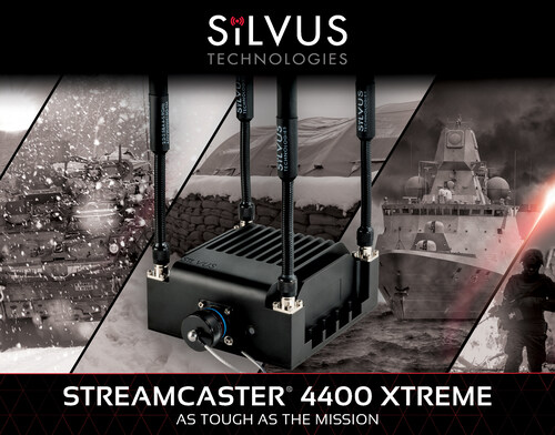 Silvus Technologies Introduces StreamCaster 4400 XTREME
