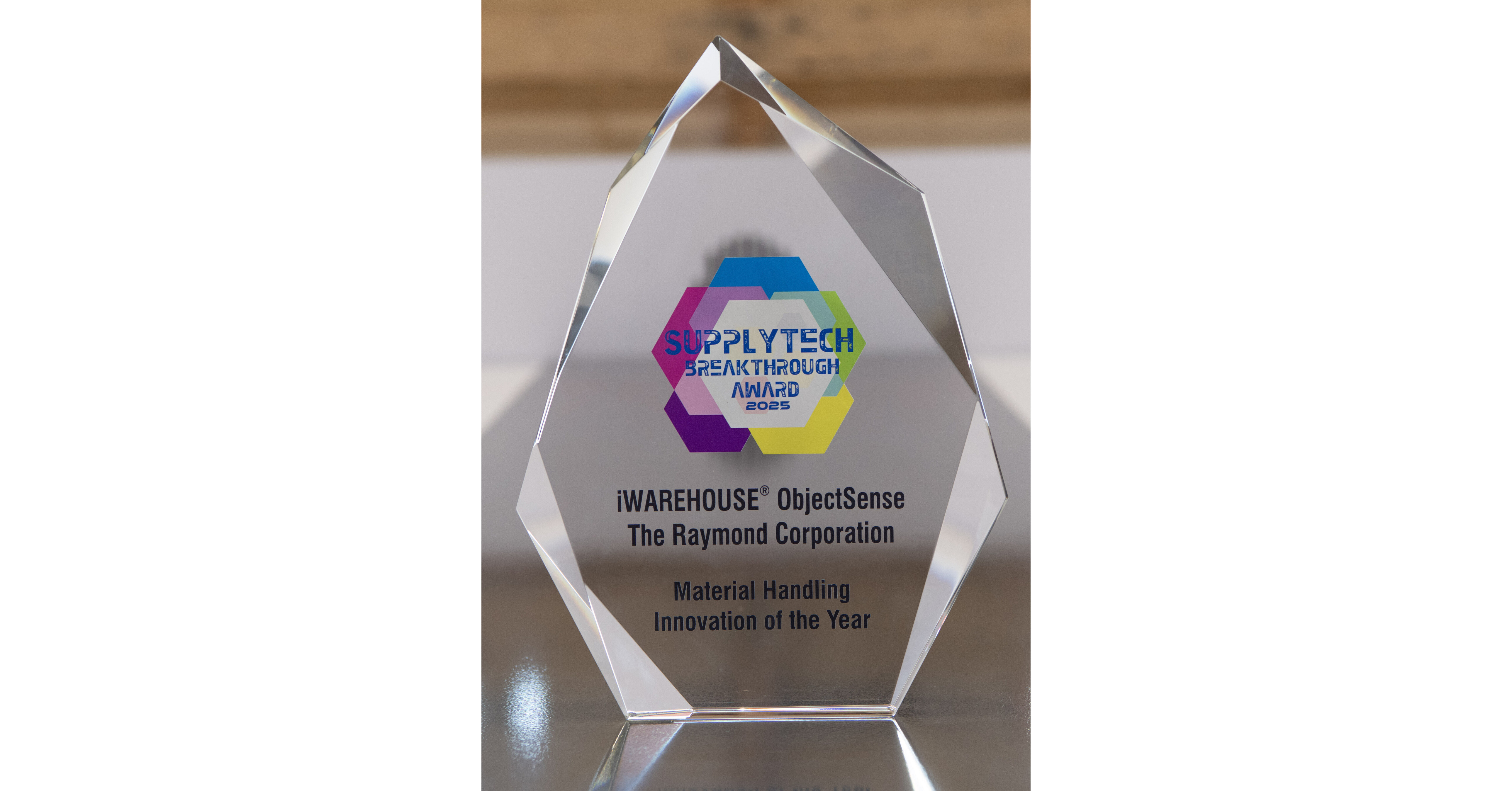 THE RAYMOND CORPORATION'S iWAREHOUSE® OBJECTSENSE NAMED SUPPLYTECH ...
