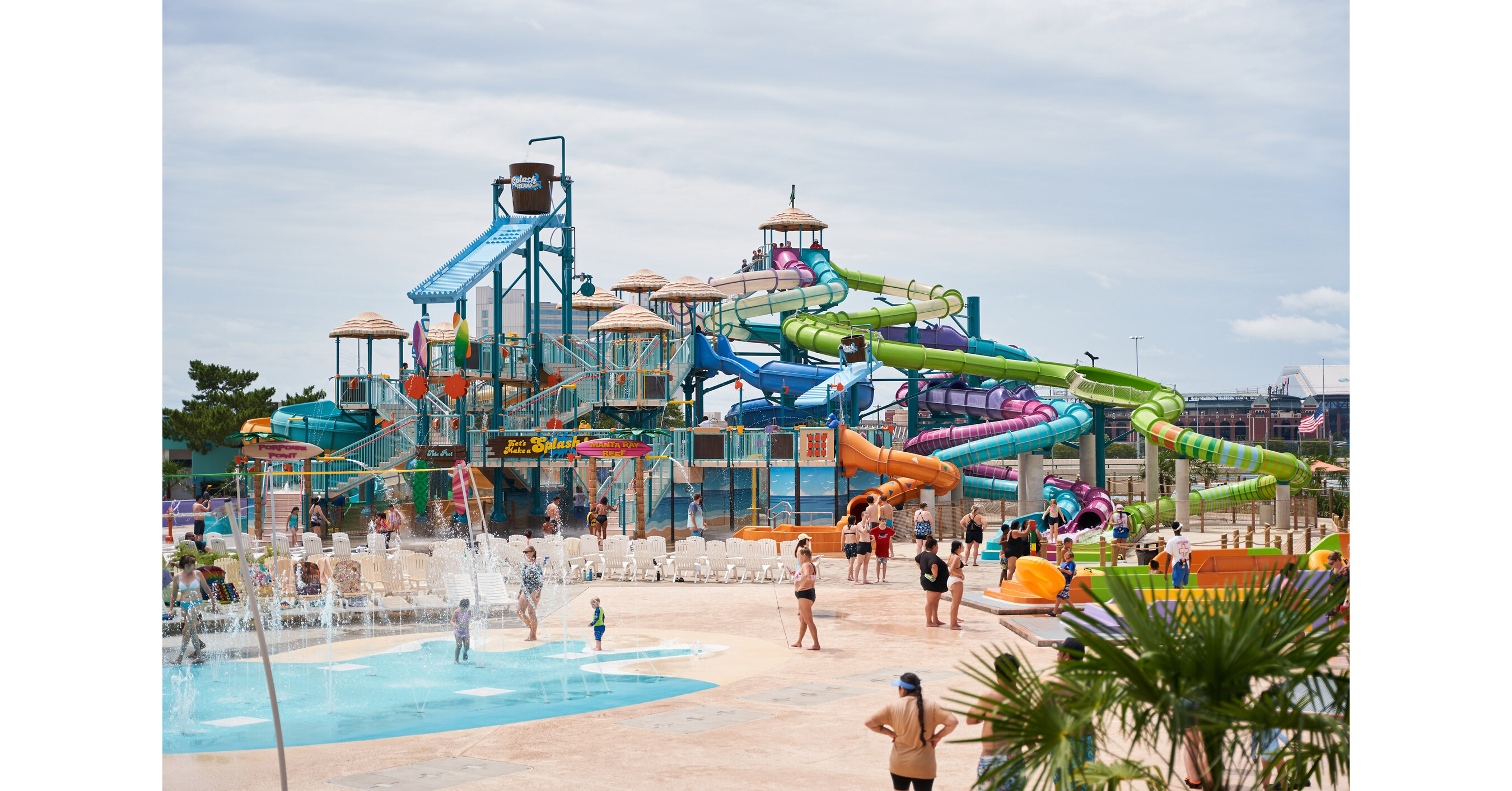 Six Flags Hurricane Harbor Arlington Debuts Massive 'Splash Island ...