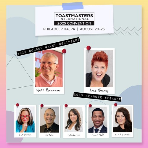 Inspiring Speakers & the World Championship of Public Speaking® Coming ...