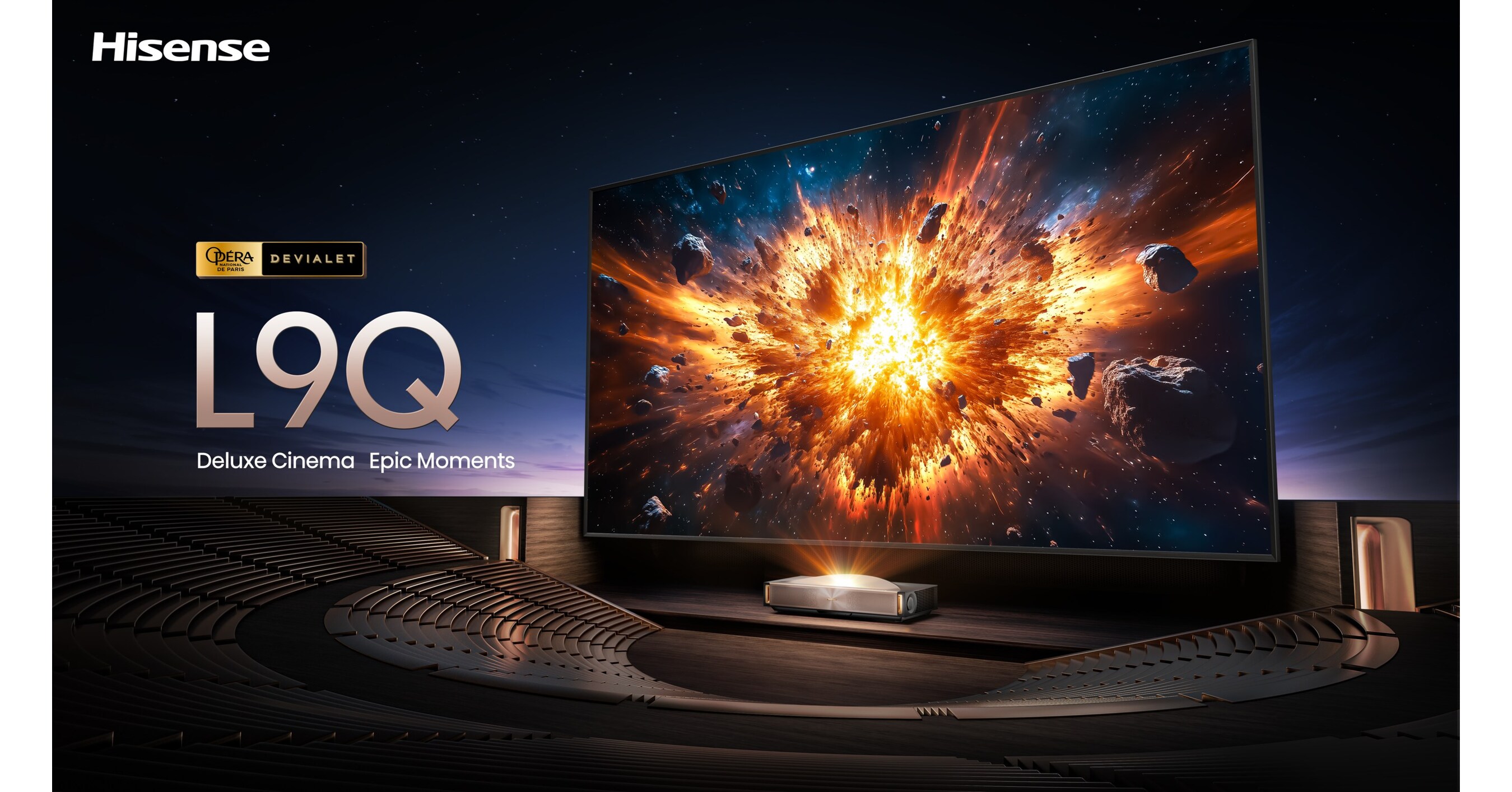 Hisense Unveils the TriChroma Laser TV L9Q as a New Standard in Home Cinema