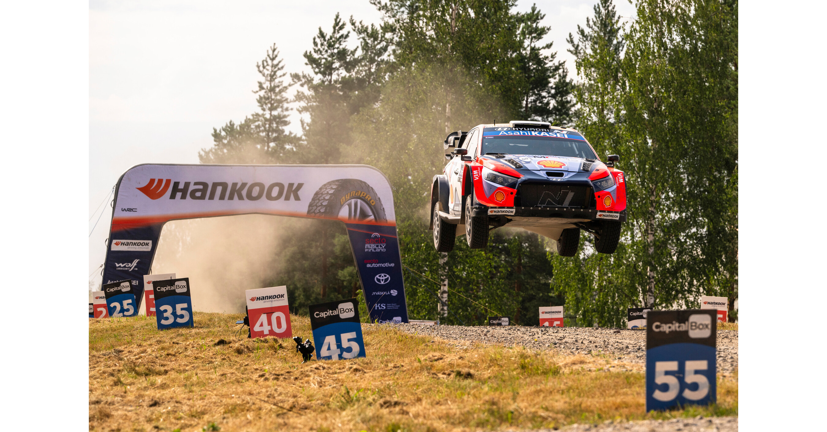 Hankook Tire Delivers Peak Performance at WRC Secto Rally Finland