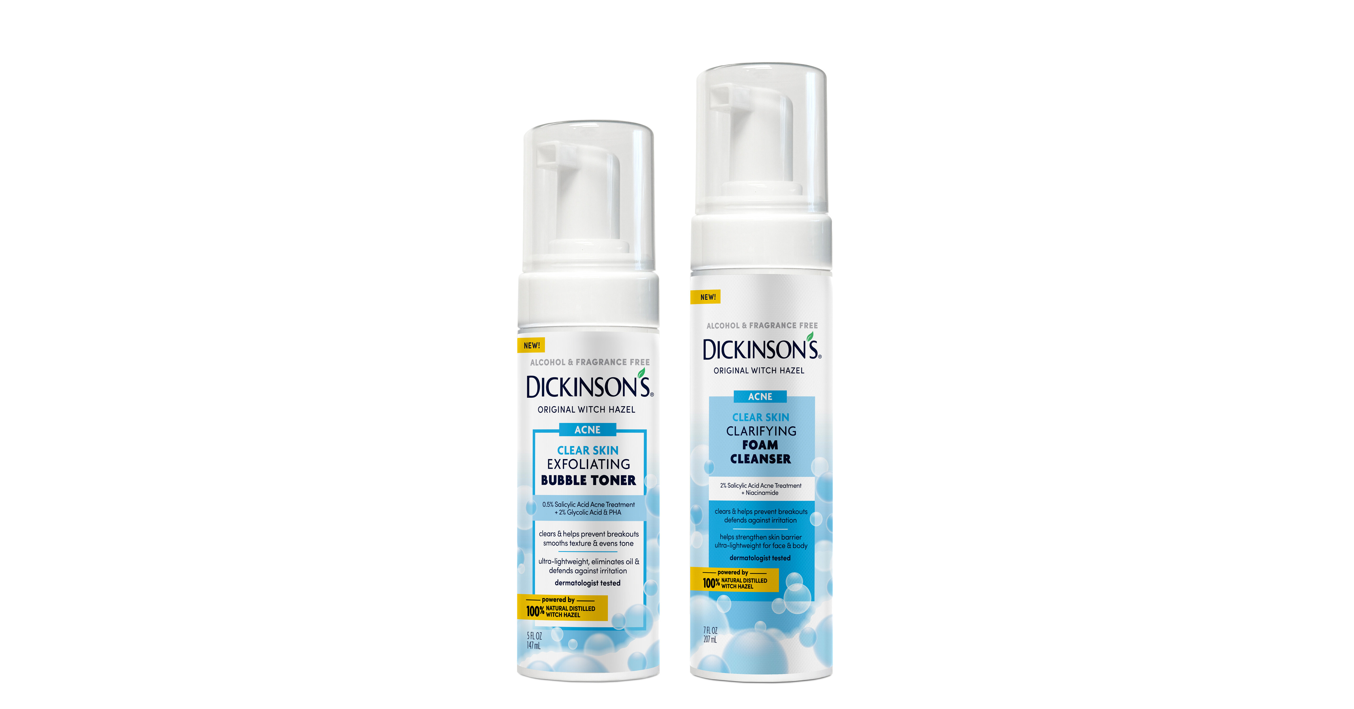 Dickinson's Original Witch Hazel Launches Innovative Foam Acne Care ...