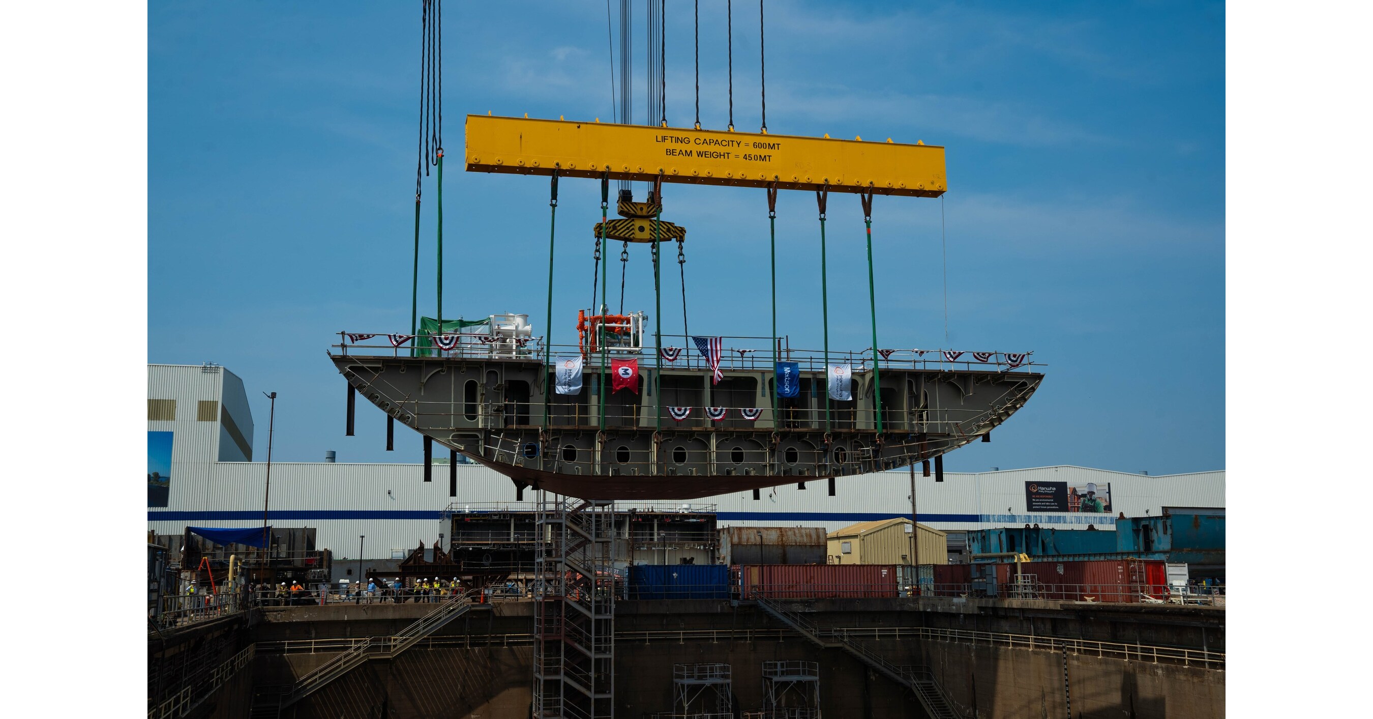 Matson, Hanwha Philly Shipyard Mark "Aloha Class" Ship Construction ...