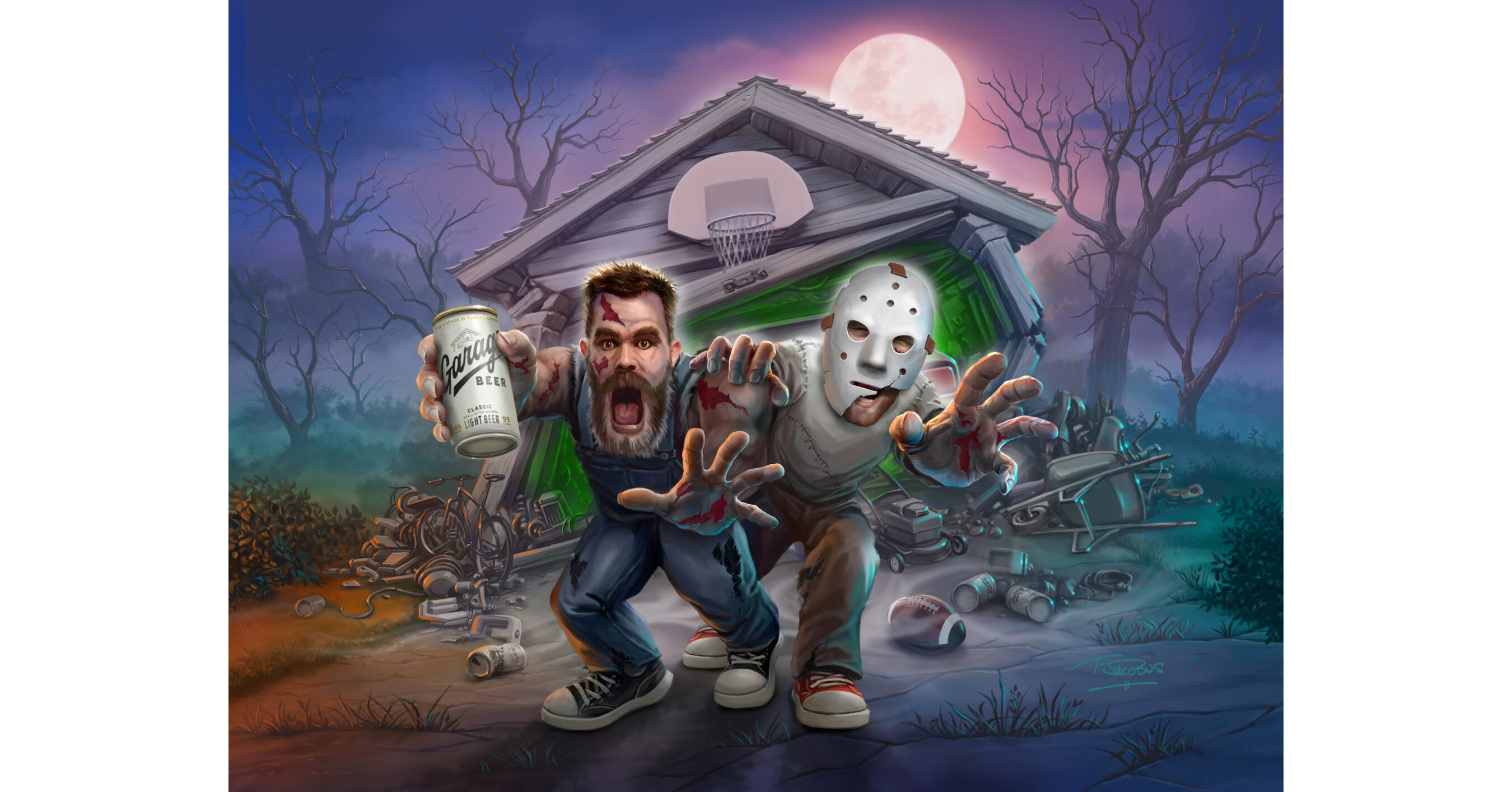 Garage Beer Conjures "Garage Fear," a Halloween Horror Takeover with Legendary Illustrator Tim ...
