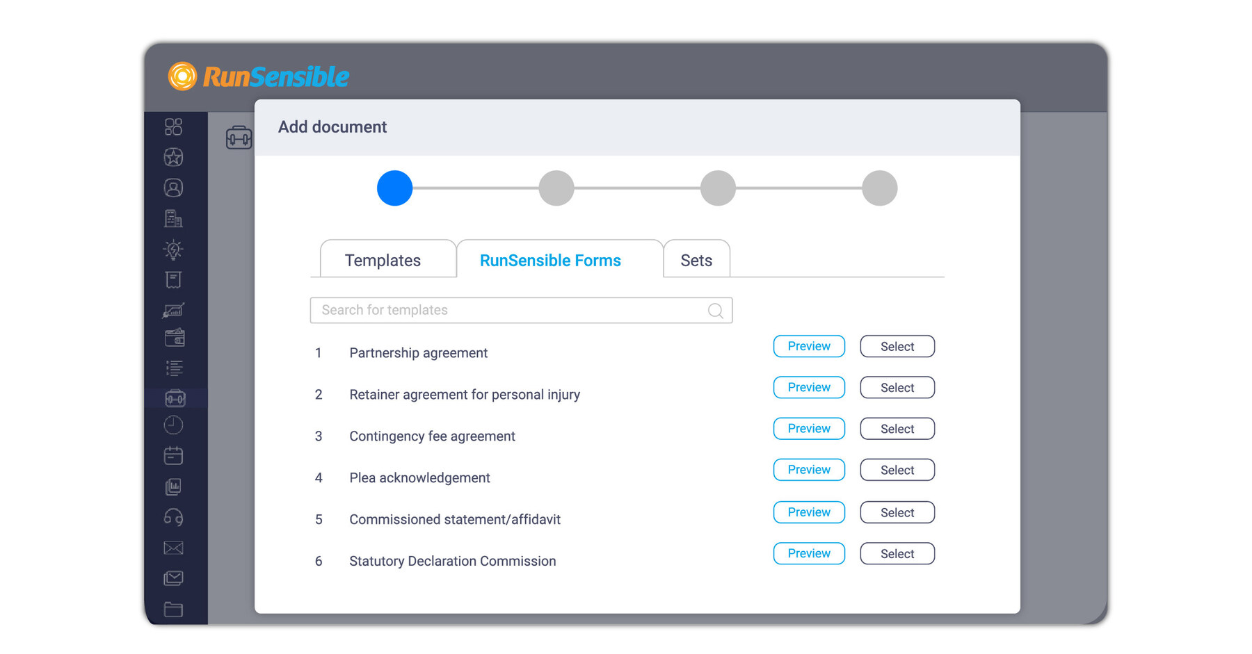 RunSensible Introduces AI Platform With 54,000+ Court/Legal Forms to Automate Legal Work by 70%