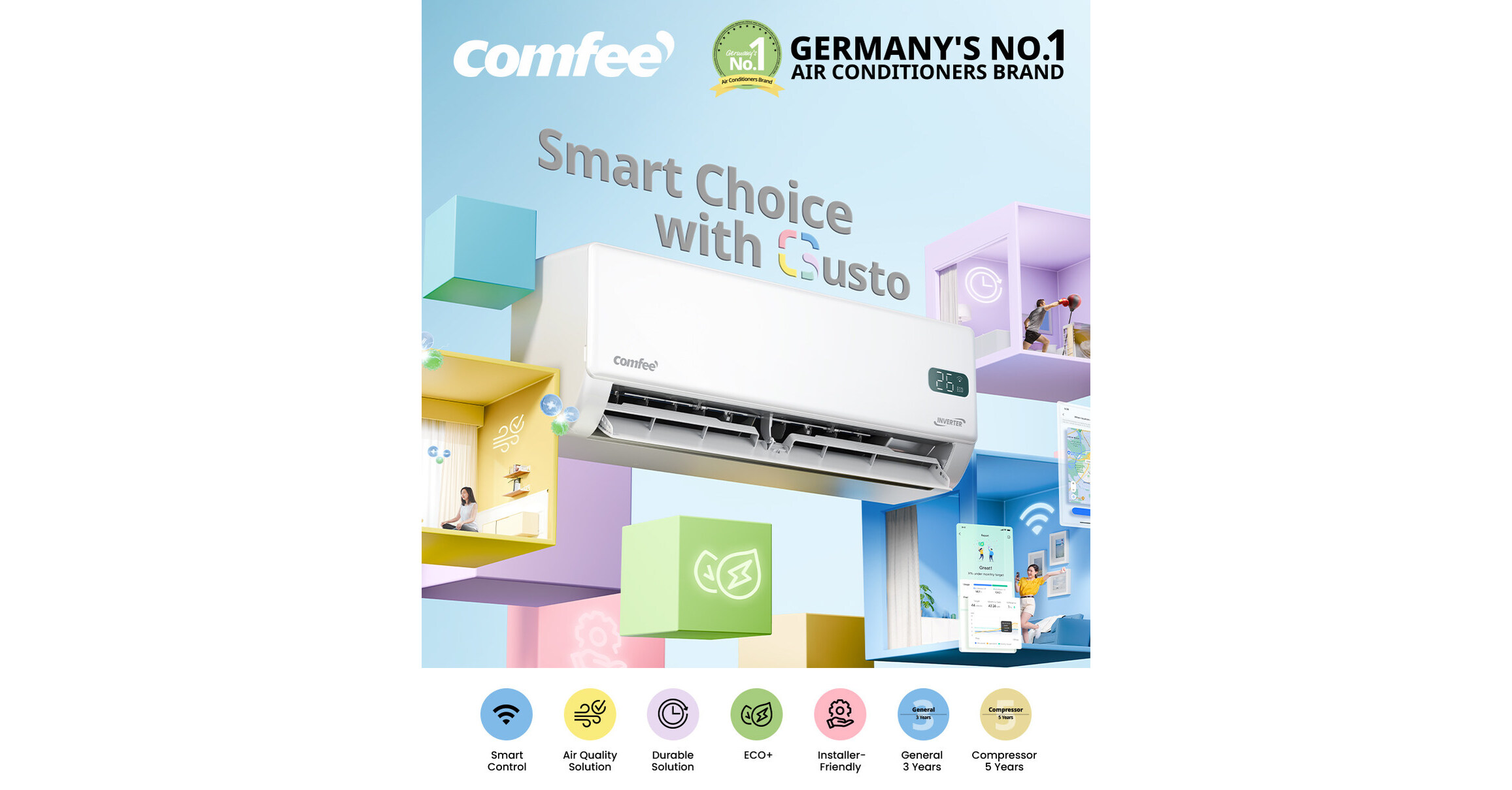 Comfee Unveils Gusto AC with Style and Buzz in Malaysia
