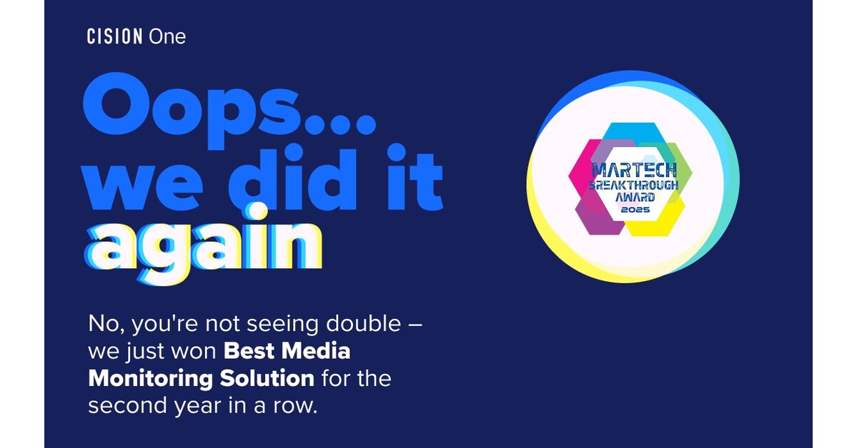 CisionOne Wins "Best Media Monitoring Solution" for Second Consecutive ...