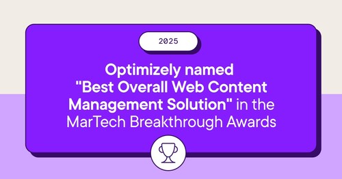 Optimizely Named 'Best Content Management Platform' in 2025 MarTech Breakthrough Awards