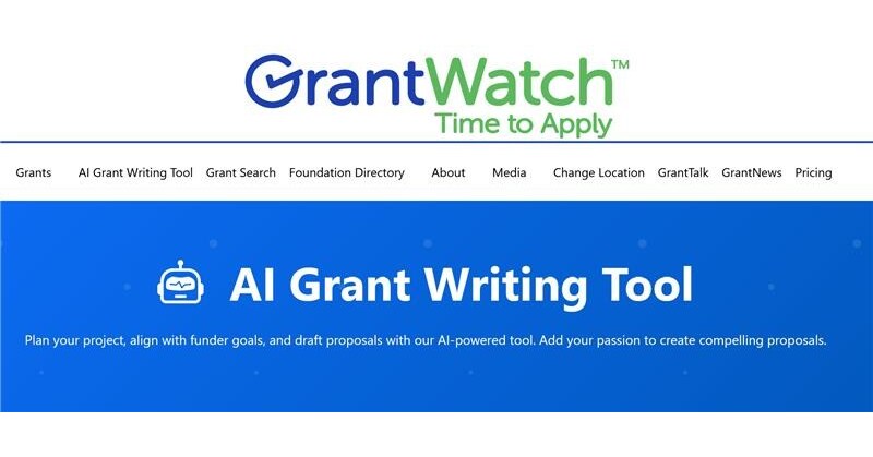 GrantWatch Launches Game-Changing AI Grant Writing Tool, Inspired by ...