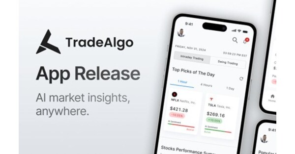 Tradealgo Launches Mobile App For Real-Time Market Insights