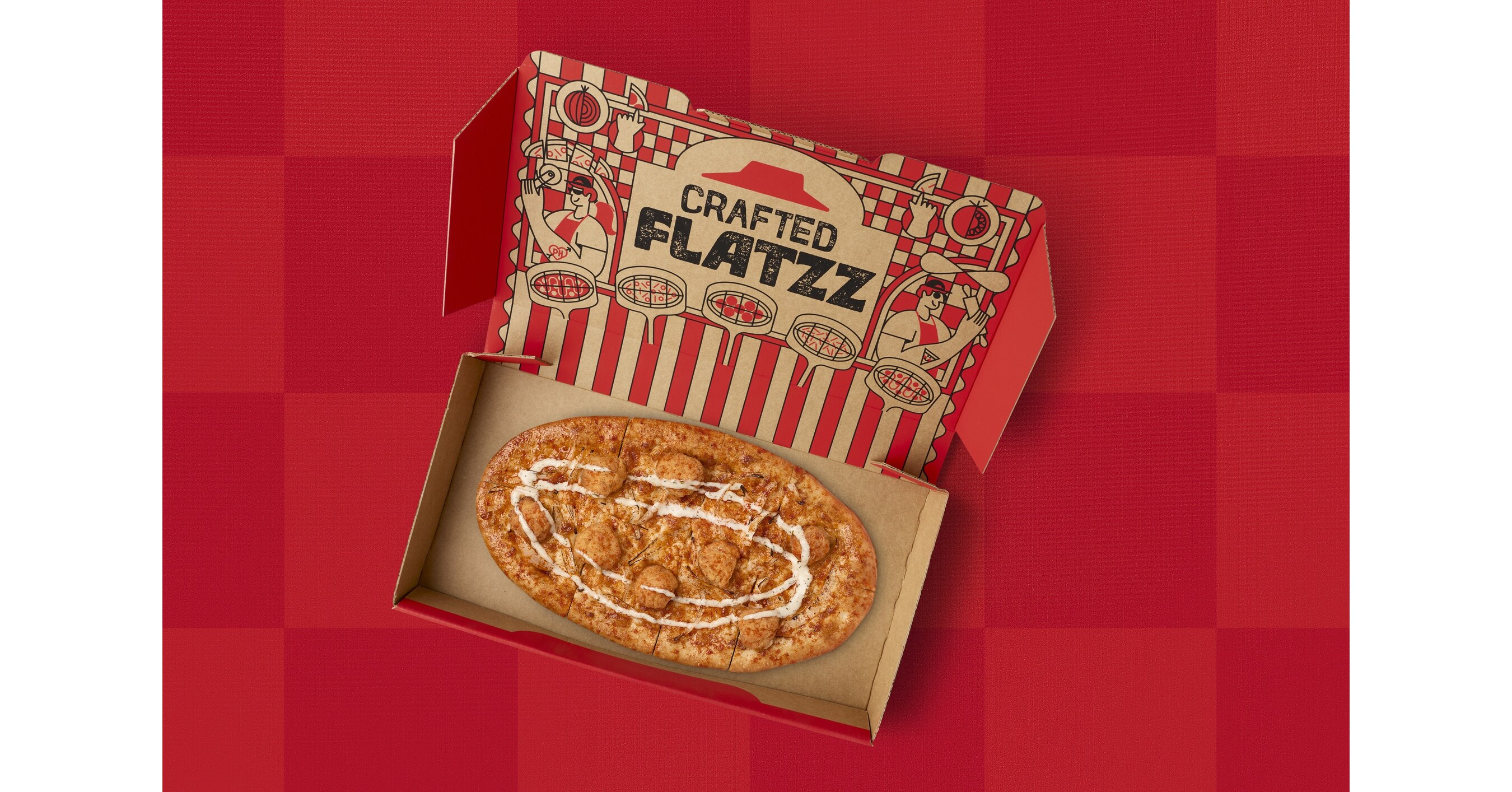 PIZZA HUT LAUNCHES NEW "CRAFTED FLATZZ": AN ABUNDANTLY TOPPED ...