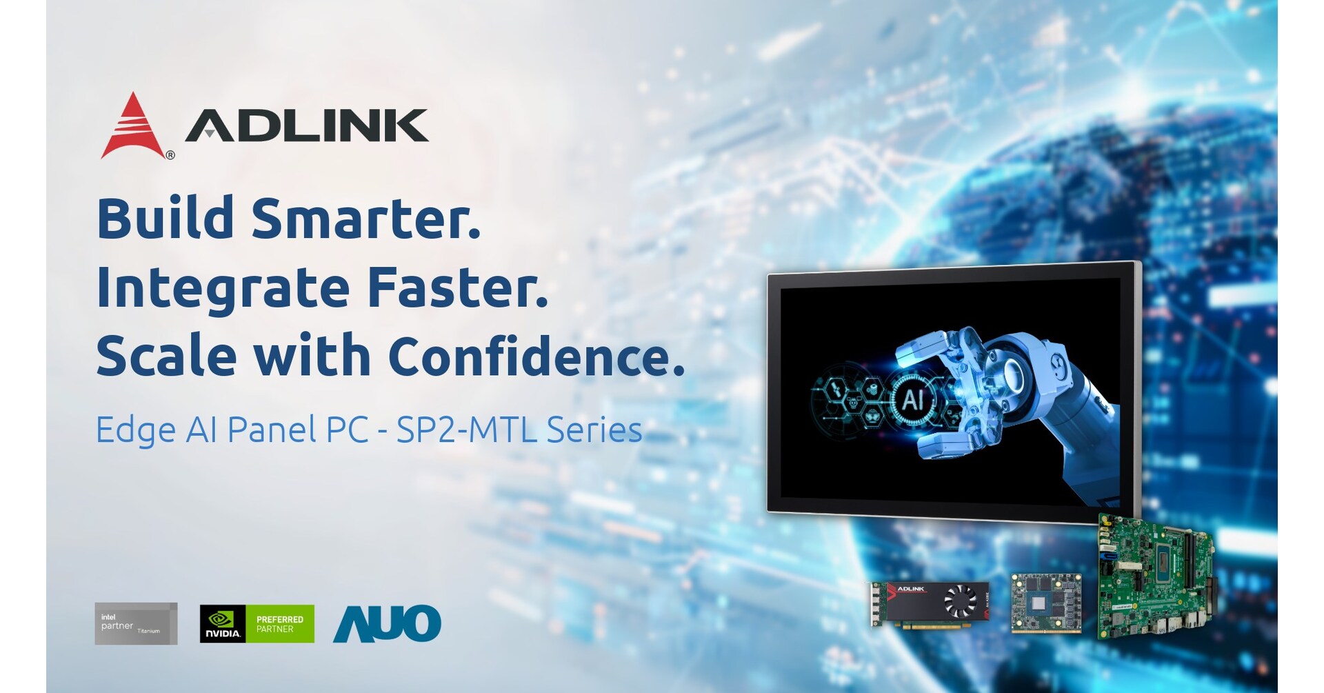 ADLINK Launches New SP2-MTL Panel PC with Intel® Core™ Ultra and NVIDIA® GPU Support for Edge AI ...