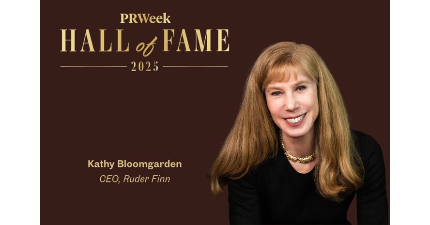 PRWeek Honors Kathy Bloomgarden as a 2025 PRWeek Hall of Fame Inductee