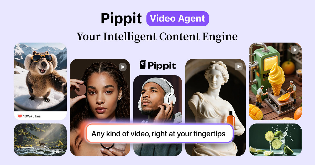 Pippit lanza el "Modo Agente", un motor inteligente para convertir cualquier idea en un video ...