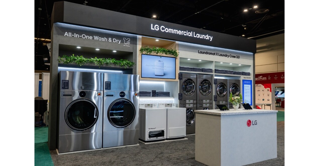 LG SHOWCASES ADVANCED COMMERCIAL LAUNDRY SOLUTIONS AT CLEAN SHOW 2025