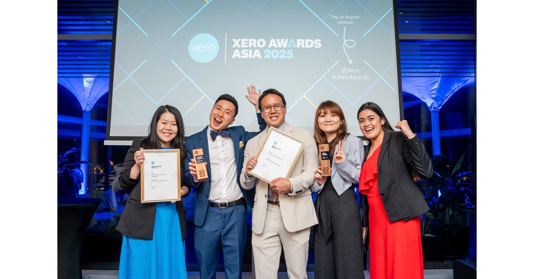 Harvest Accounting Secures Double Win at Xero Asia Awards 2025