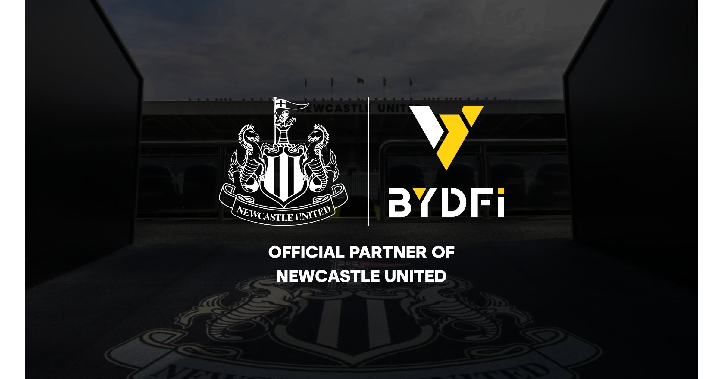 NEWCASTLE UNITED ANNOUNCE MULTI-YEAR PARTNERSHIP WITH BYDFi