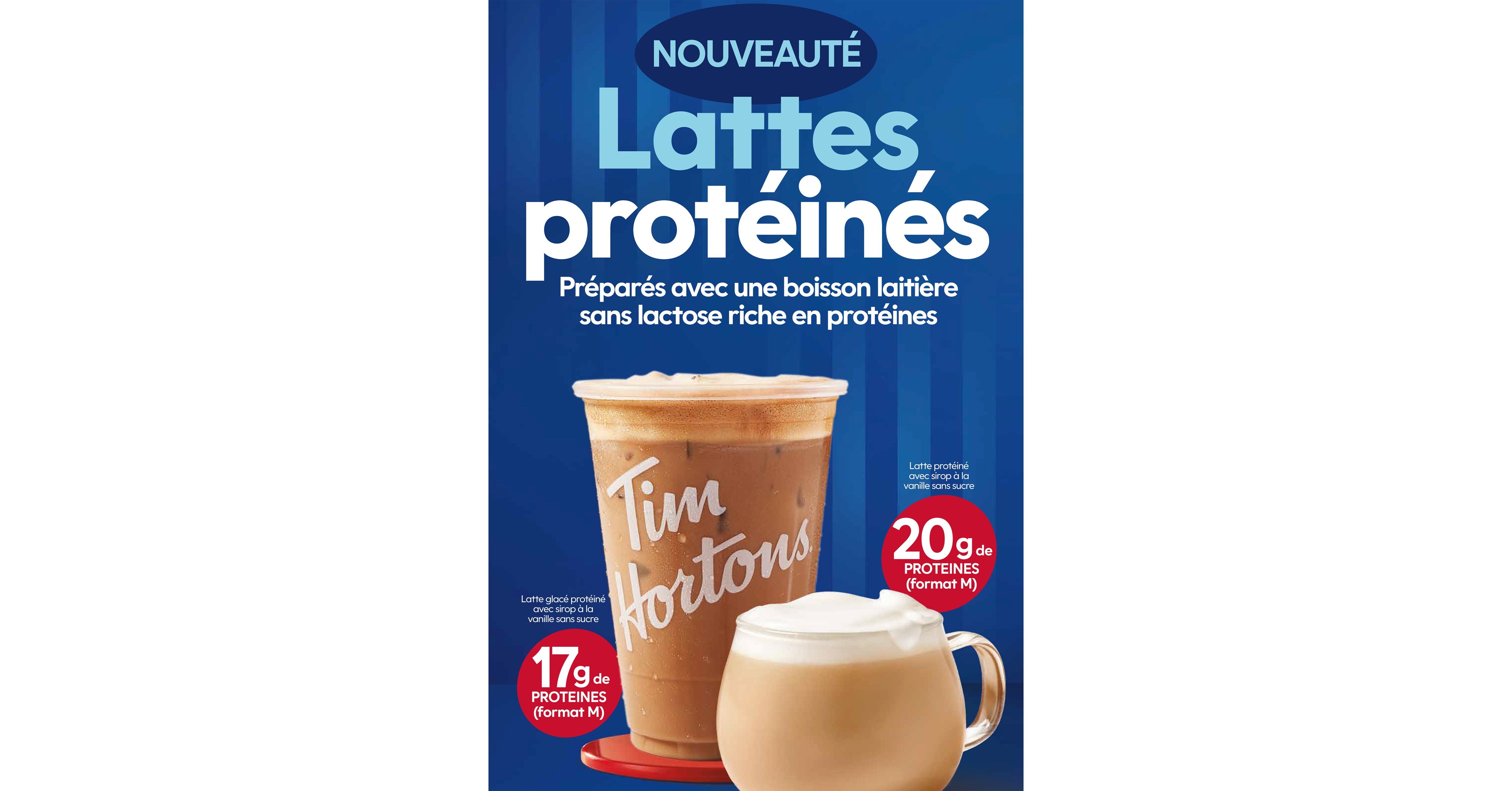 Tim Hortons lance les nouveaux lattes protéinés; essayez aussi la ...