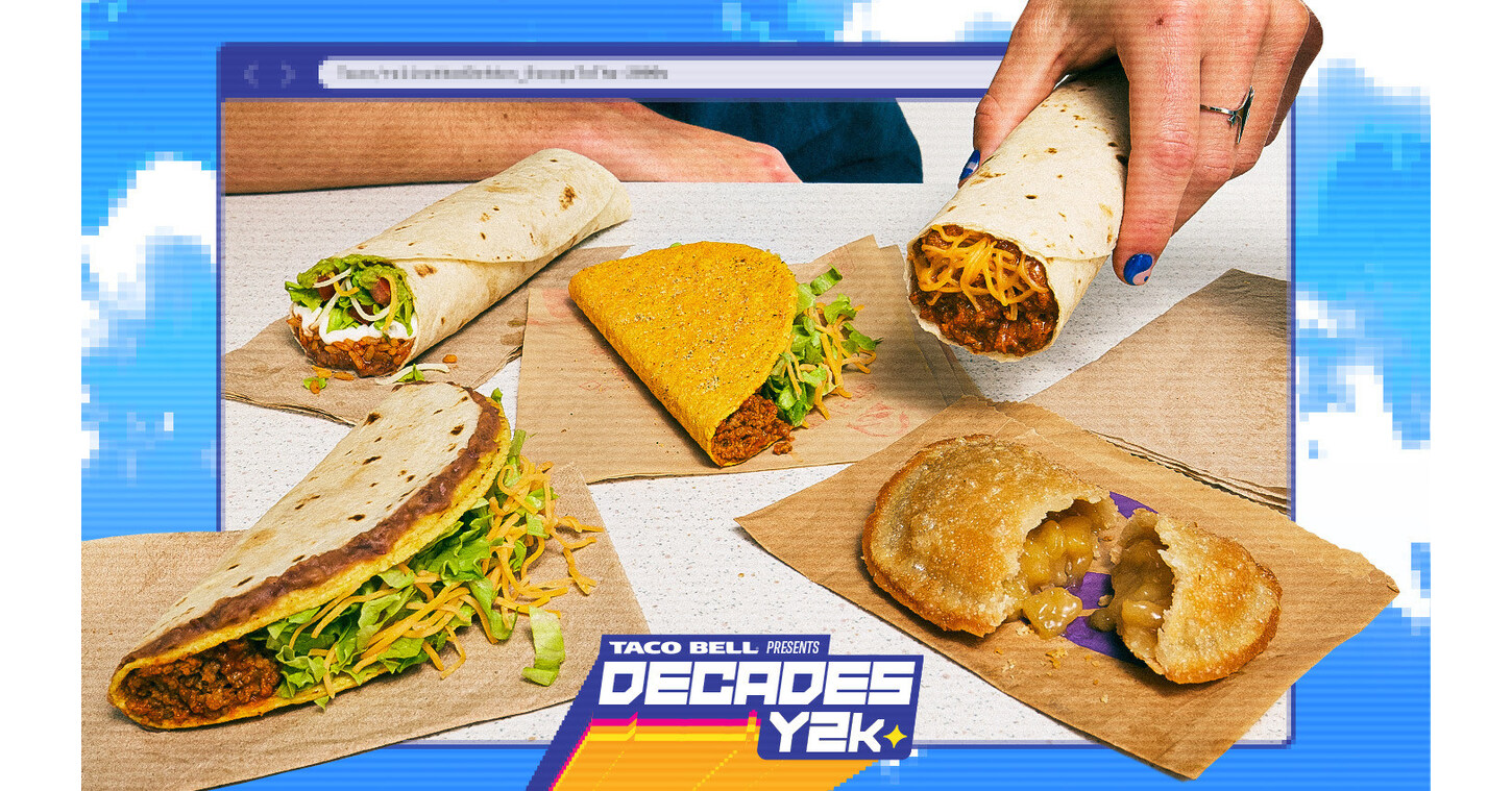 TACO BELL® REWINDS TO THE 2000s WITH DECADES Y2K MENU FEATURING ICONIC ...
