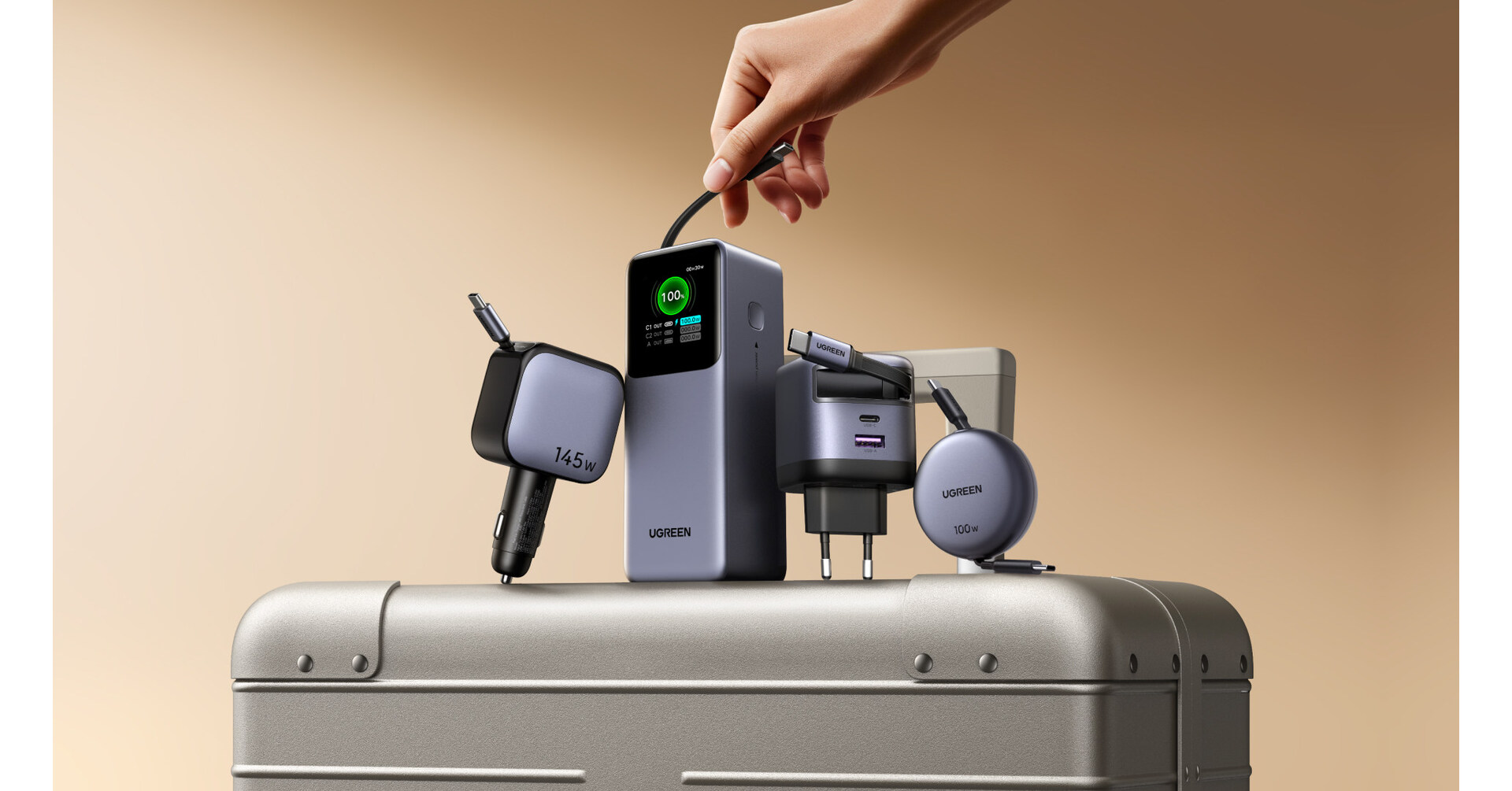 UGREEN Debuts the Nexode Retractable Series - Your Hassle-Free Travel Power Kit