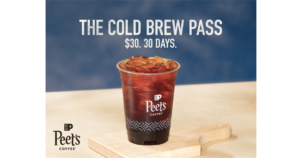 PEET'S COFFEE INTRODUCES FIRST-EVER 'COLD BREW PASS' TO MARK NATIONAL ...