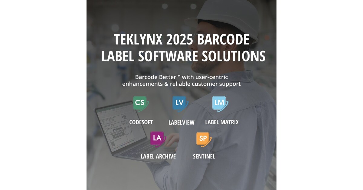 TEKLYNX 2025 Labeling Products Align with Global Barcode Standards and ...