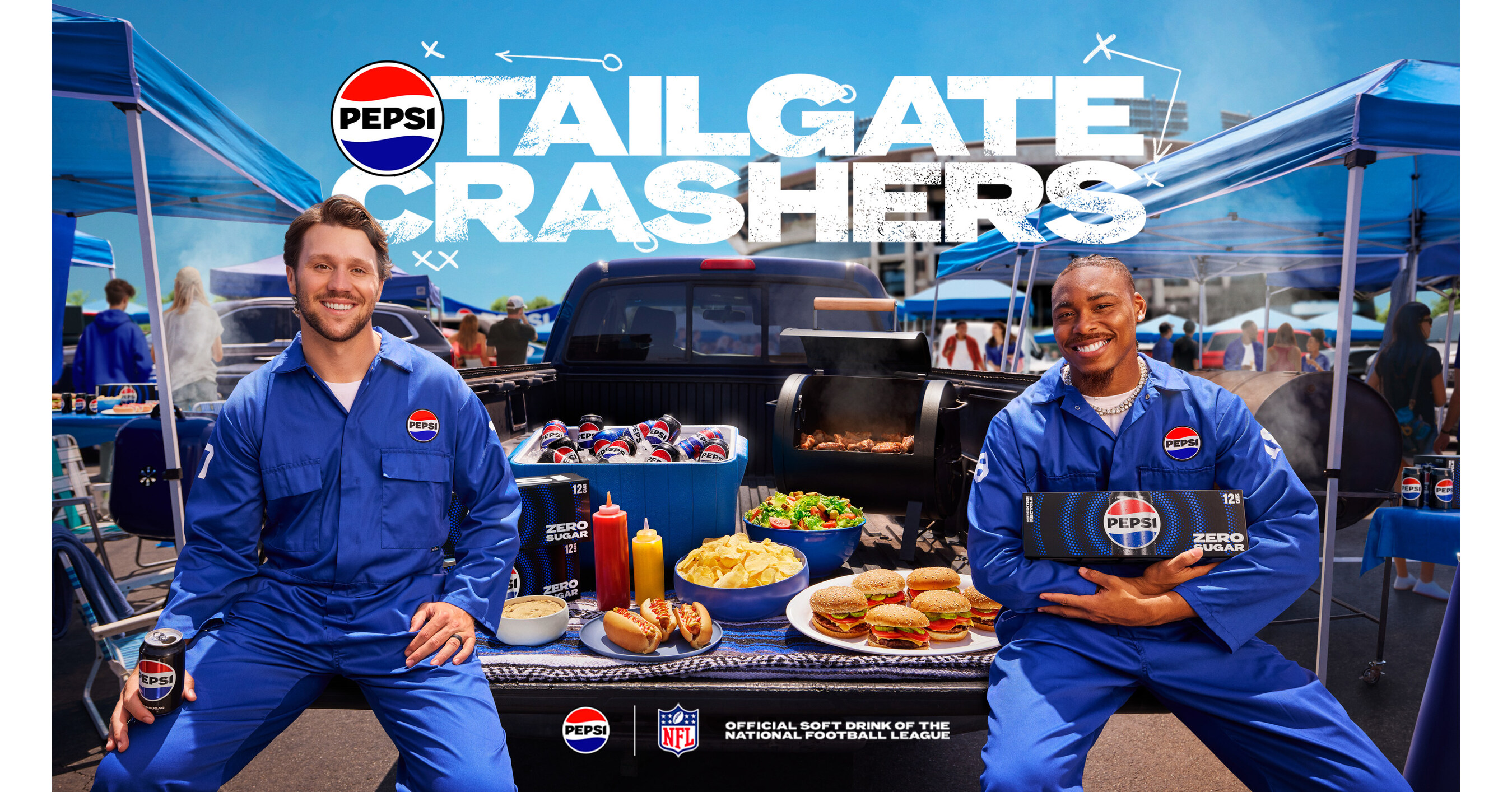 PEPSI® UNLEASHES "PEPSI TAILGATE CRASHERS" WITH JOSH ALLEN AND JUSTIN ...