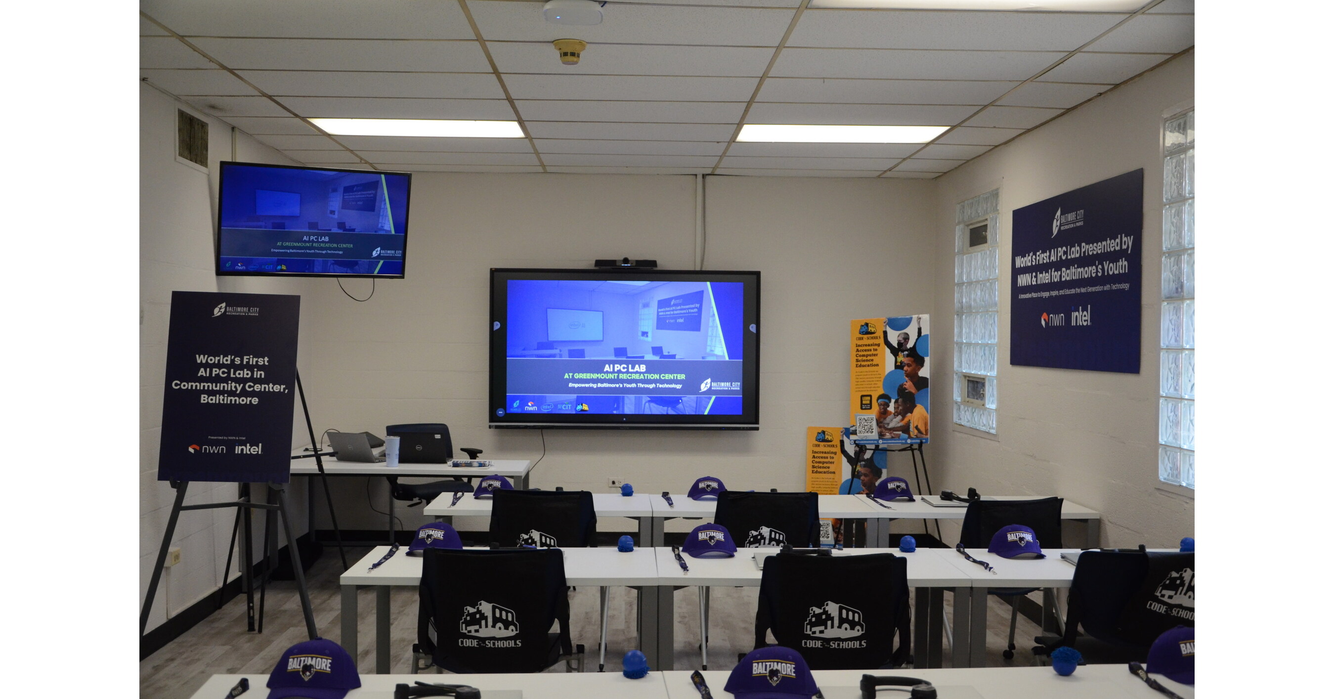 BALTIMORE MAYOR BRANDON SCOTT, NWN & INTEL OPEN FIRST-EVER AI COMPUTER ...