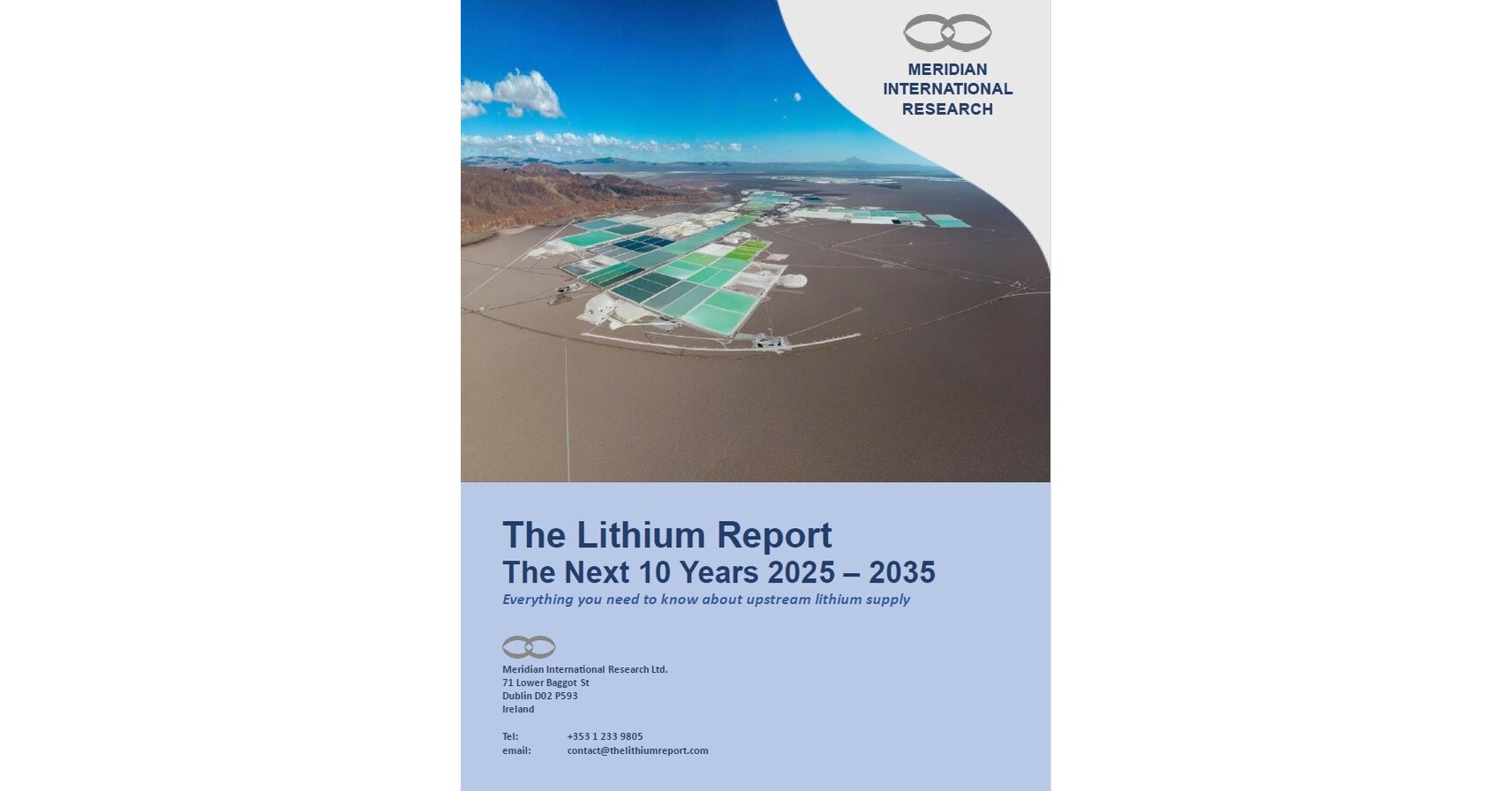 New Report Details the Dynamics that will Transform Global Lithium ...