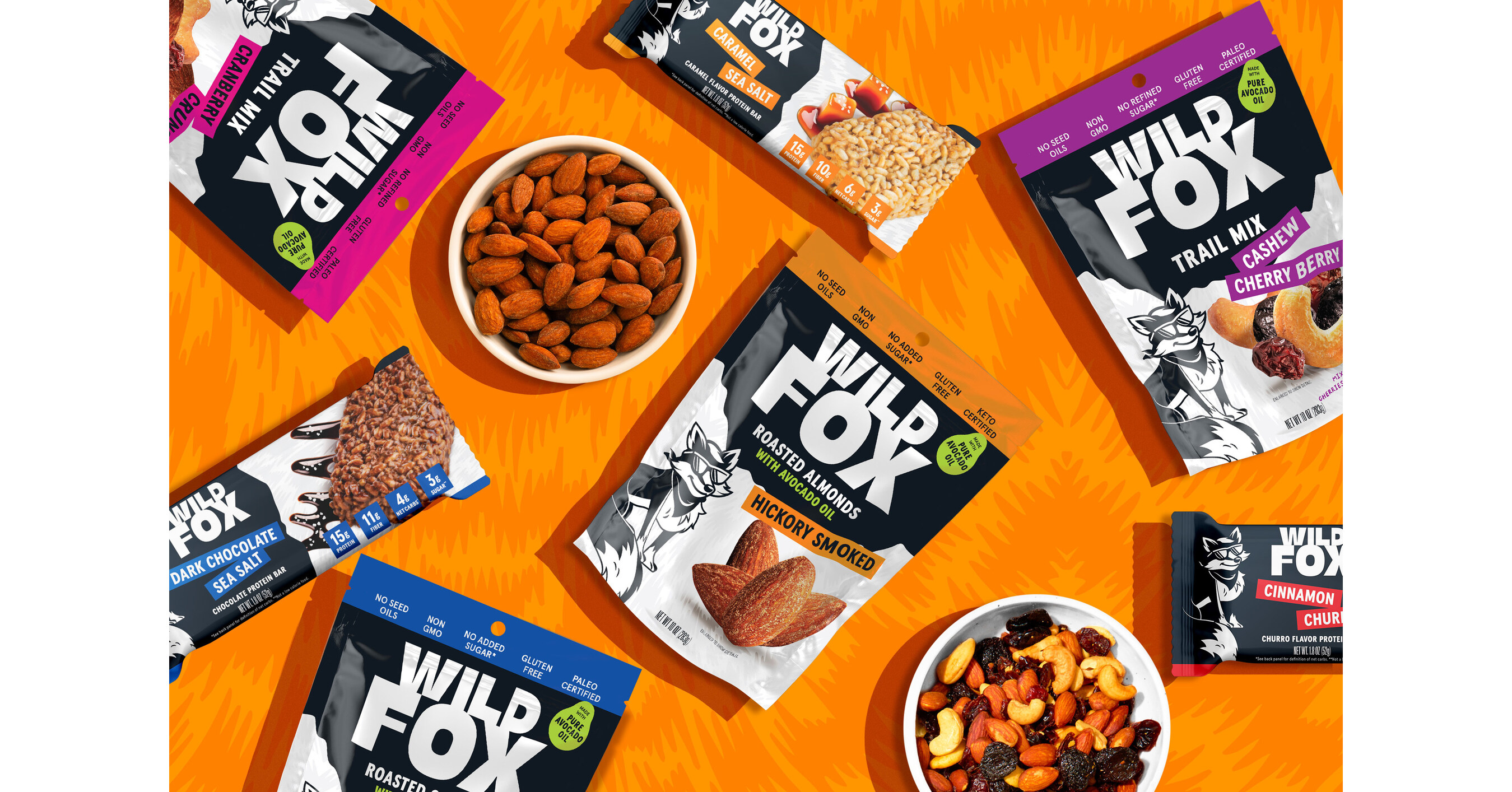 Snacks Gone Wild: Wild Fox Foods Debuts Inaugural Line of Clean Snacks Including Roasted Nuts ...