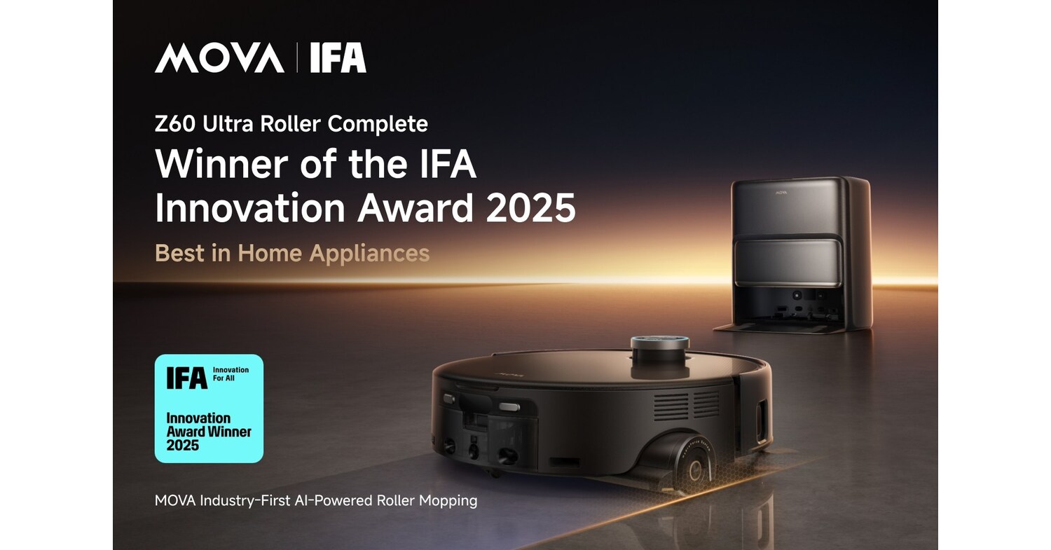 MOVA Z60 Ultra Roller Complete Wins Inaugural IFA Innovation Award