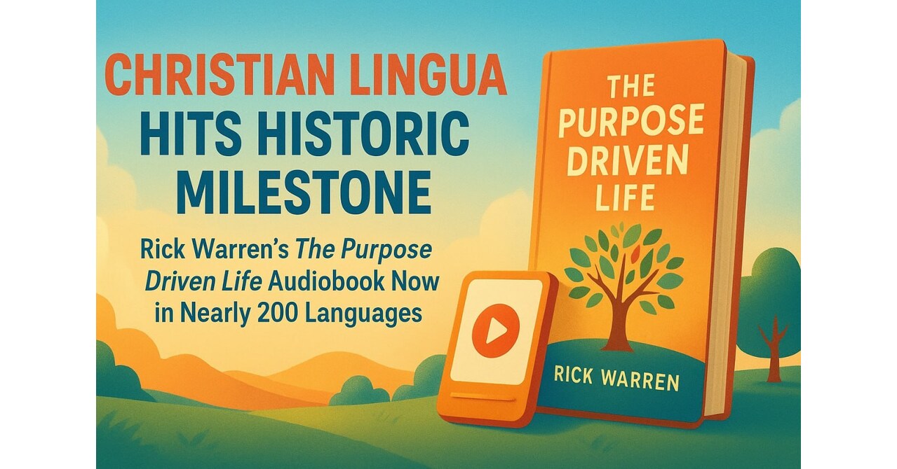 Christian Lingua Hits Historic Milestone: Rick Warren's The Purpose ...