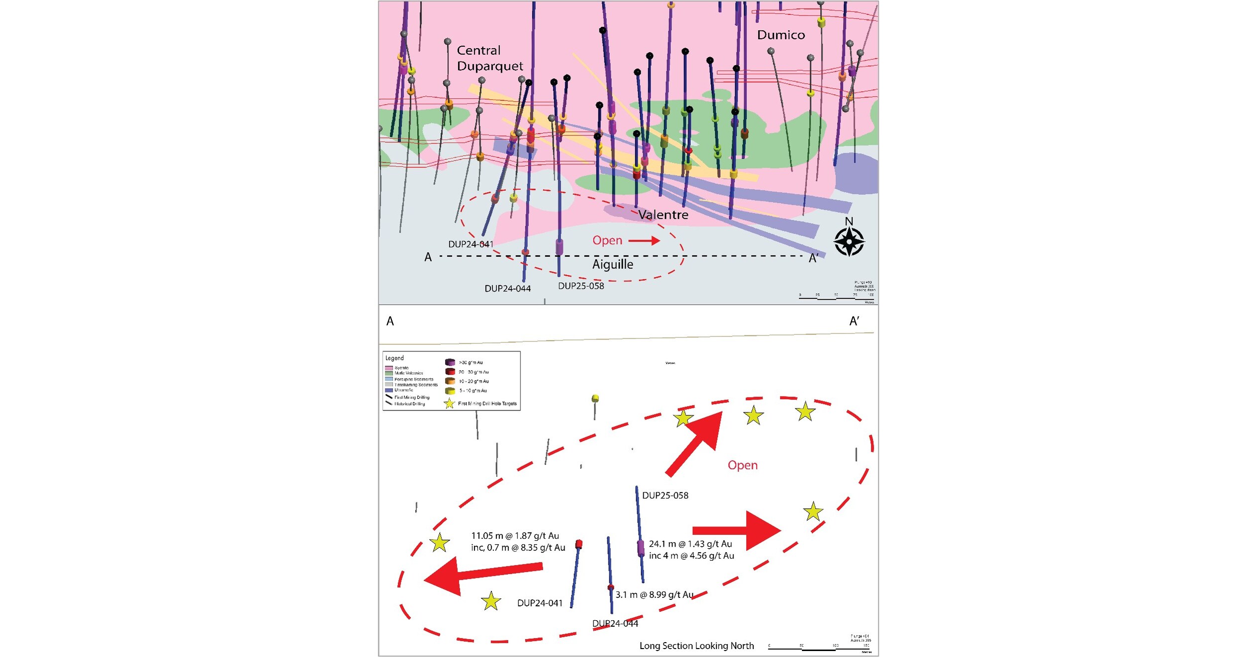 First Mining Further Expands Aiguille Zone at the Duparquet Gold ...
