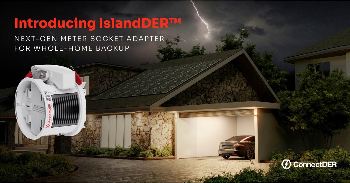 ConnectDER Unlocks Residential Solar + Battery Growth With Launch Of ...