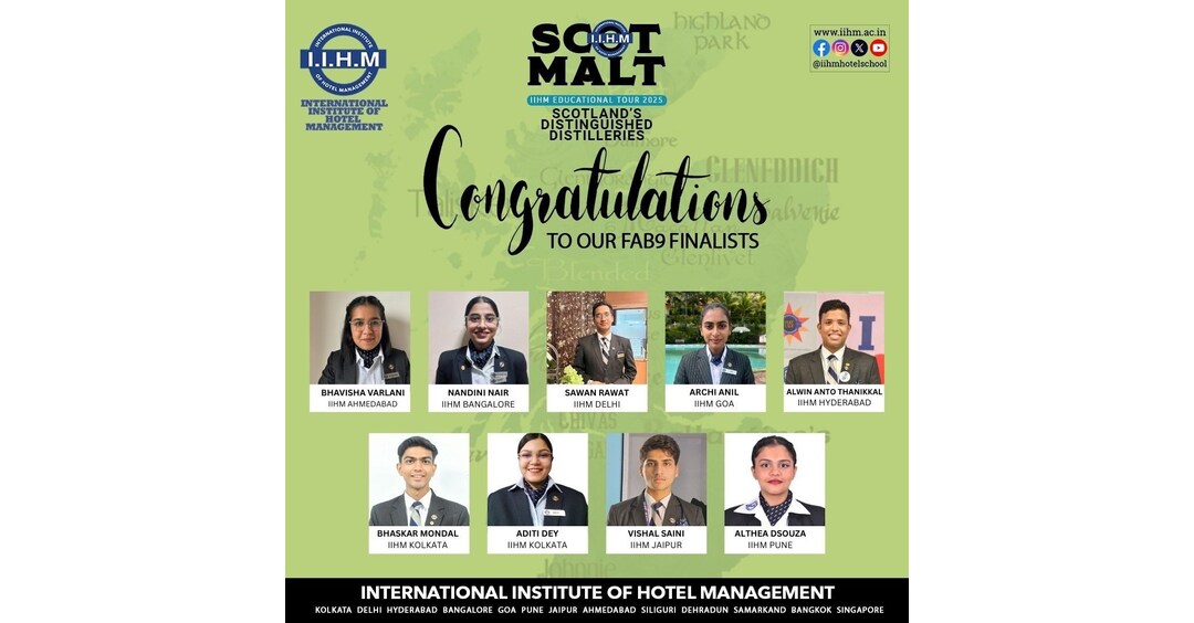 IIHM Deepens Global Learning with 2025 Scot Malt Educational Tour