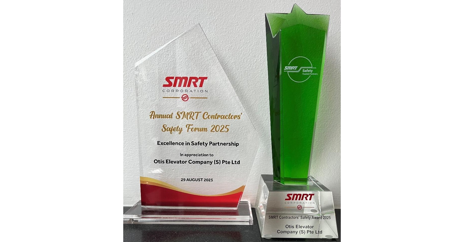 Otis Recognized for Safety Across Singapore's Metro Network