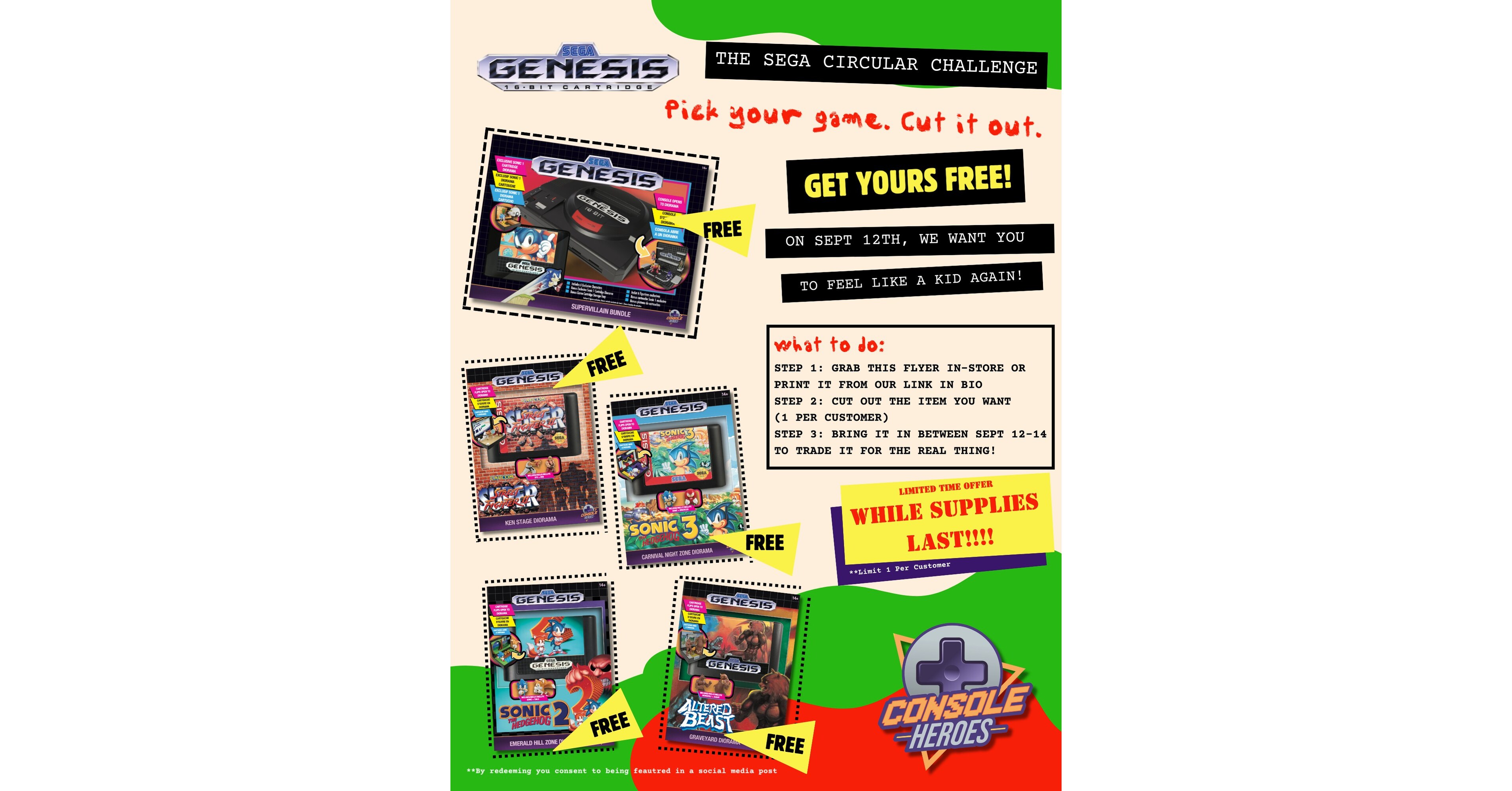 Console Heroes Partners with SEGA® to Launch "The SEGA Circular ...