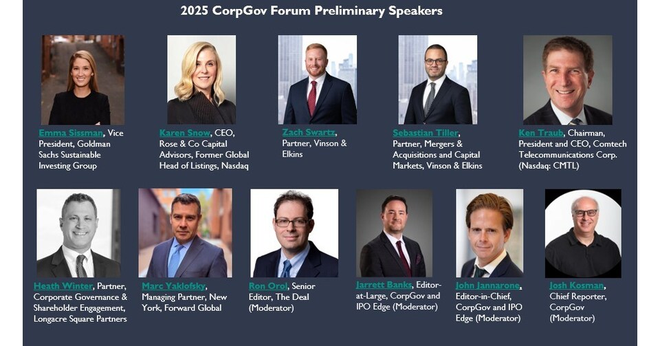 Trian Partners Co-CIO Josh Frank to Keynote 5th Palm Beach CorpGov Forum