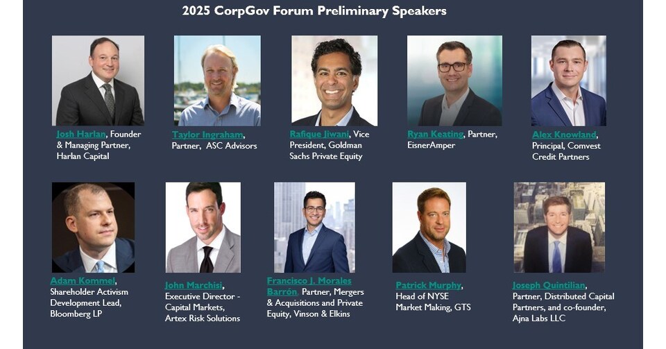 Trian Partners Co-CIO Josh Frank to Keynote 5th Palm Beach CorpGov Forum